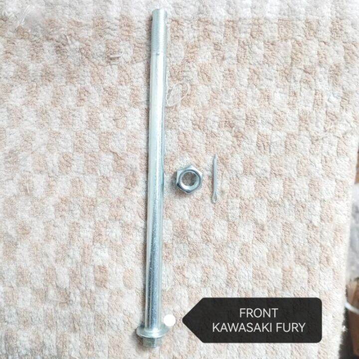 MOTORCYCLE FRONT AXLE FOR KAWASAKI FURY125 | Lazada PH