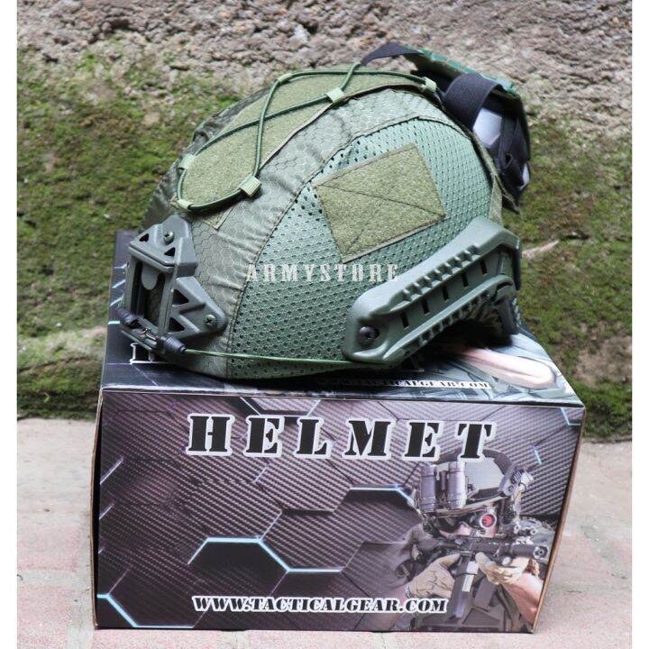 ~ Tactical Helmet mich 2001 full cover army Green | Lazada PH