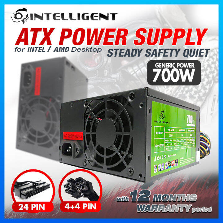 [SALE] Intelligent 700W Power Supply Unit 24pin cable with long cables ...