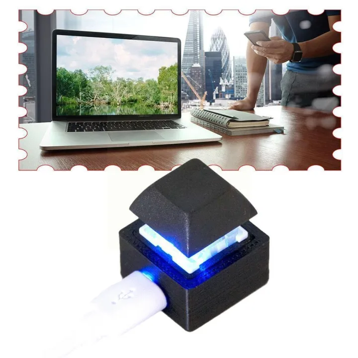 One Key USB Single Keyboard Mechanical Axis Wired Enter Cut Password ...