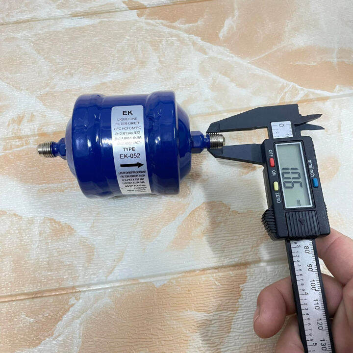 GAS REFRIGERANT HERMETIC LIQIUD LINE FILTER DRIER 1/4'' Flare Nut EK052 ...