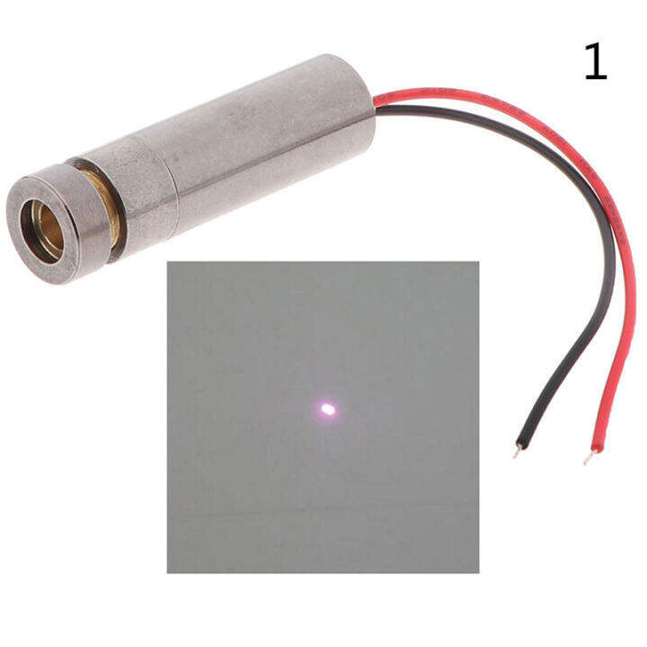 650nm 5mW red point / line / cross laser module head glass lens ...