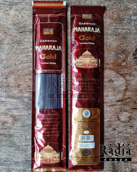 Dupa Hio India MAHARAJA GOLD 50 Batang Darshan Asli Wangi Harum ...