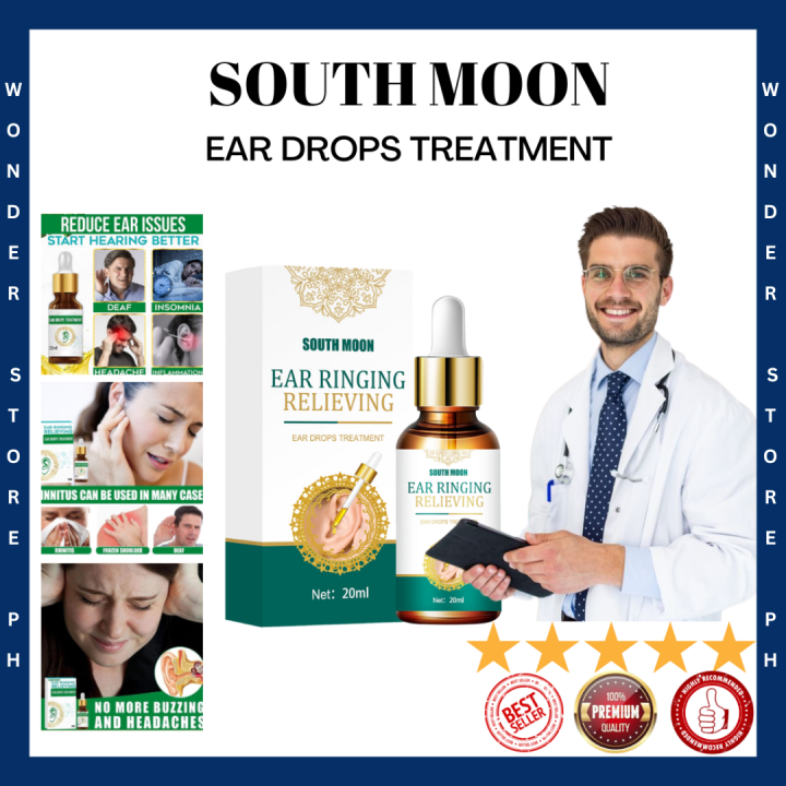 South Moon Ear Ringing Relieving Ear Drops Tinnitus Deafness Ear