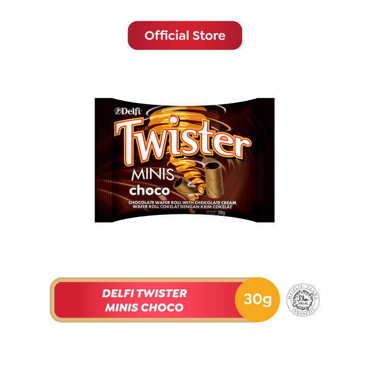 Delfi Twister Wafer Minis Chocolate | Lazada Indonesia