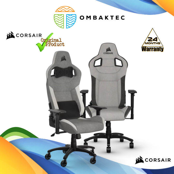 CORSAIR T3 RUSH PREMIUM FABRIC GAMING CHAIR | Lazada