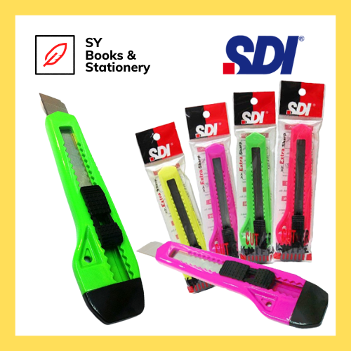 SDI Big Cutter Knife 0426A / Student Knife Pisau Pemotong Office ...