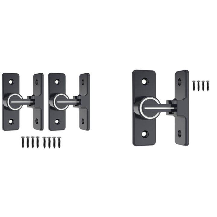 【Good baby store】 Barn Door Lock Hardware 90 Degree Heavy Duty Gate ...