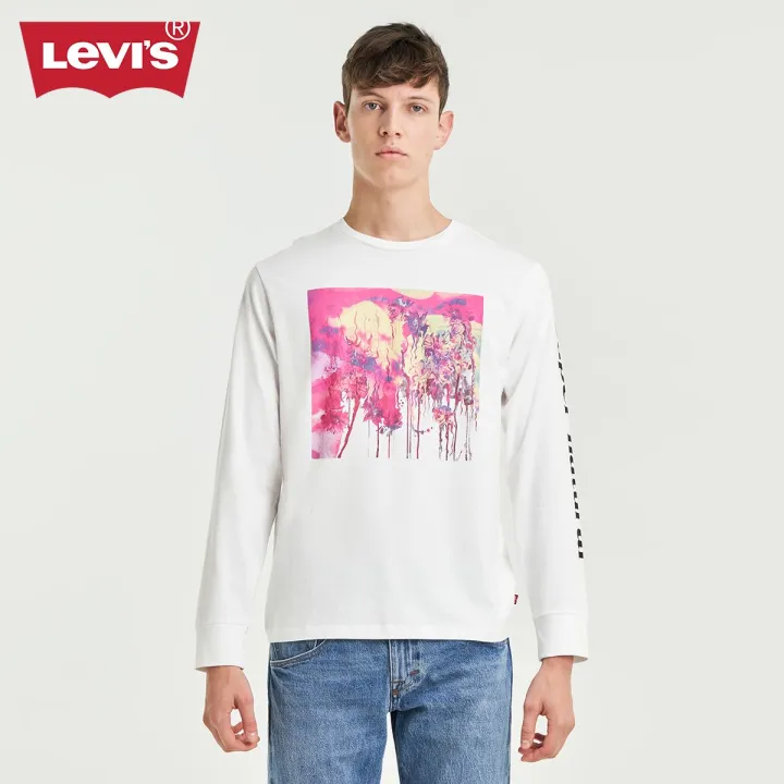 Levi's® Men's Long Sleeve Standard Fit Graphic T-Shirt 36015-0125 ...