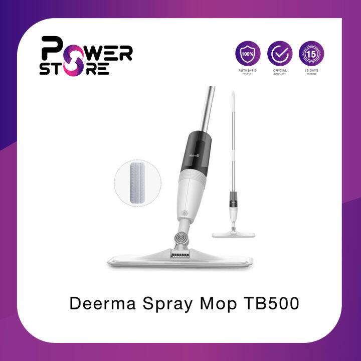 Deerma Spray Mop TB500 เครื่องถูพื้นพลังไอน้ำ | Lazada.co.th