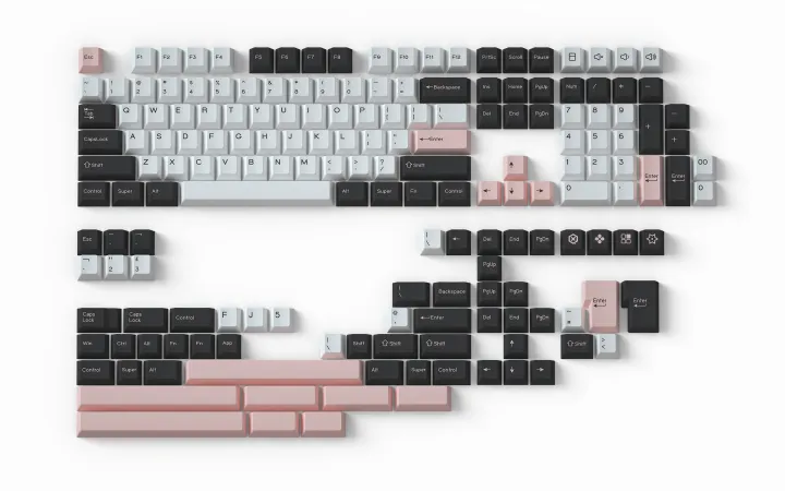 GMK Olivia Cloned 178คีย์ DOUBLE SHOT Cherry Profile PBT Keycap หนา ...