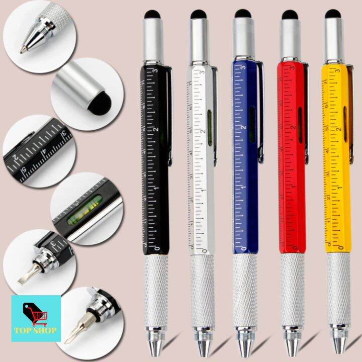 TopShop Multifunctional Pen Ballpoint Pen Screwdriver Level ...
