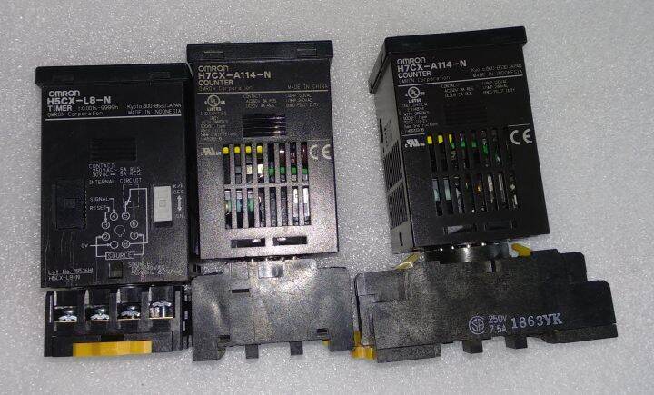 OMRON Electron Counter/Tachometer H7CX-A114-N ้H5CX-L8-N (สภาพ 90% ...