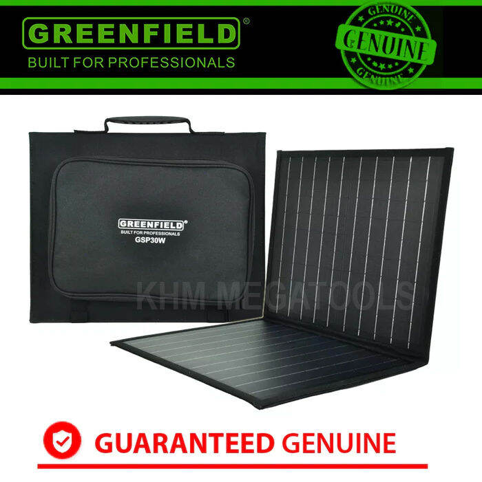 Greenfield GSP30W Foldable Solar Panel 30W •khm megatools• | Lazada PH
