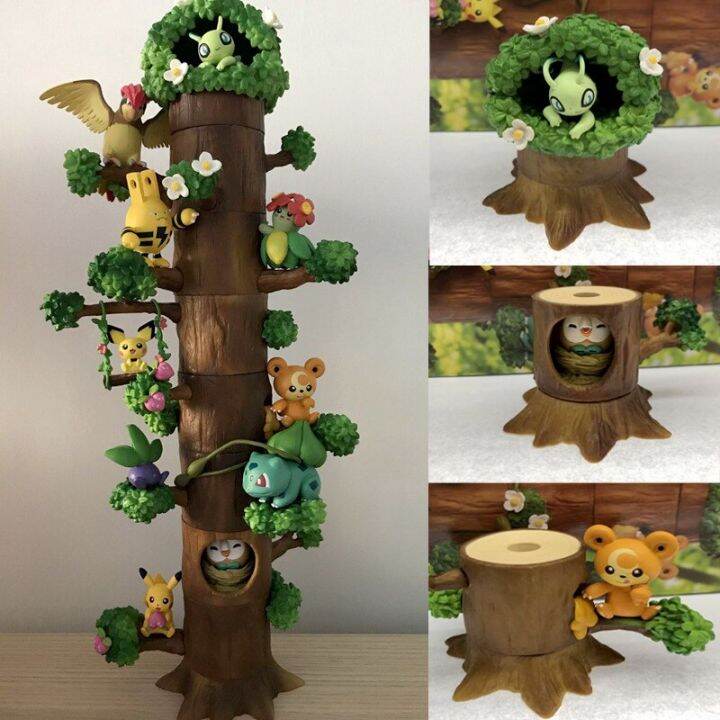 8 Style Anime Pokemon Pikachu Venusaur Blind Box Fashion Surprise Tree ...