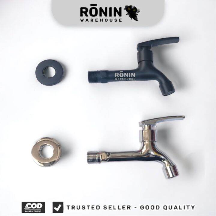 MULLER Kran Tembok Besi Hitam / Krom Keran Air Taman | Lazada Indonesia