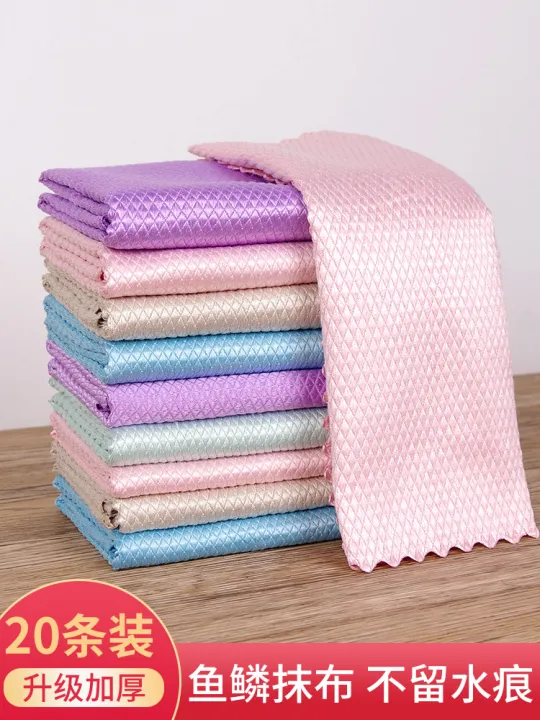 rag Fish scale kitchen special dishwashing cloth to wipe the table ...