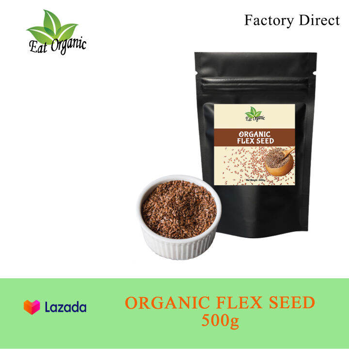 Organic Flex Seed ( 500g ) | Lazada