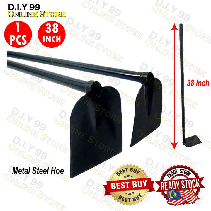 Heavy Duty Metal Hoe With Handle / Gardening Planting Durable Farm ...