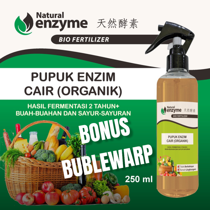 Pupuk Penumbuh Tanaman Organik Spray Natural Enzyme Fruits Vegetables ...