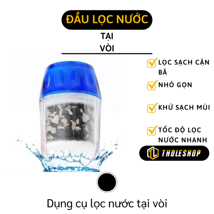 Đầu lọc nước tại vòi, loại bỏ các độc tố, khử mùi nước - Đầu lọc nước ...
