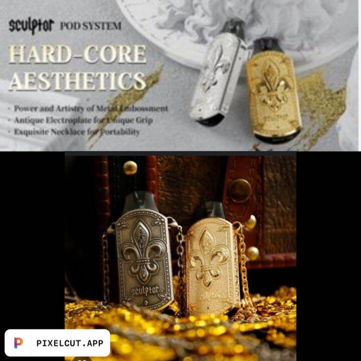 UWELL SCULPTOR Vape Pod Kit FREE Chain Lanyard FREE Tester Juice ...