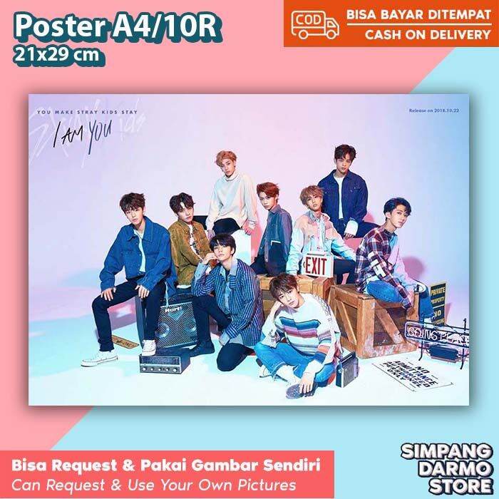 Poster Stray Kids Berbagai Ukuran A4 & A3 Korea Boy Band Girl Boyband Girlband Bang Chan, Lee ...