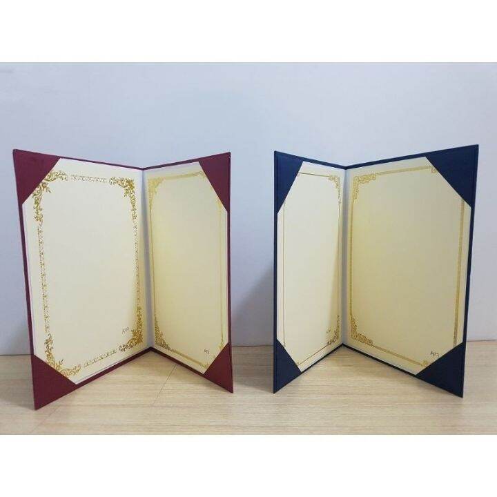 A4 Certificate Hardcover Folder Gold / Cert Cover | Lazada