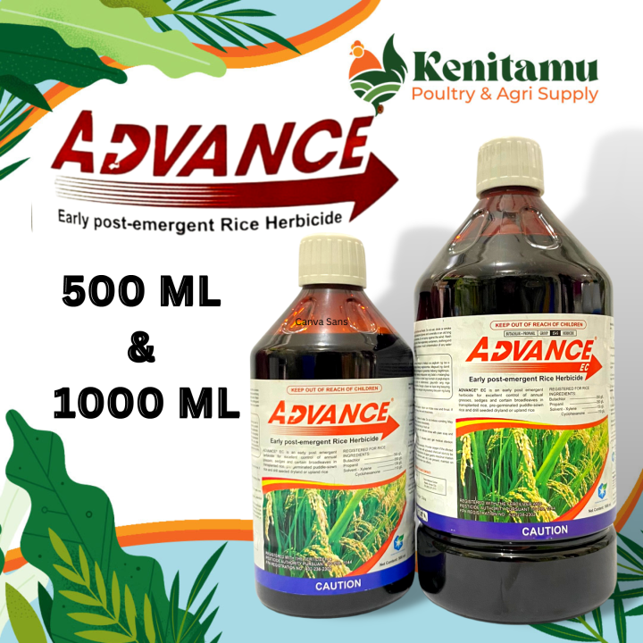 ADVANCE EC 1000 ML & 500 ML (Early post-emergent Rice Herbicide) PANG ...