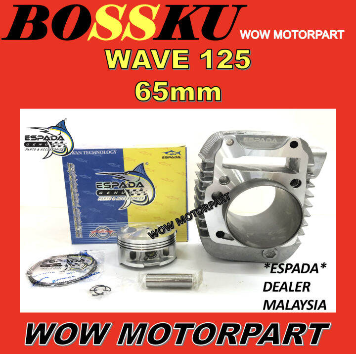 HONDA WAVE 125 RACING BLOCK ASSY 65MM ESPADA WAVE125 RACING BLOCK KITS ...