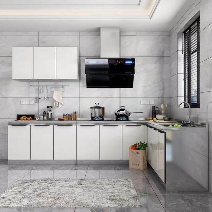 Ready Stock🔥 Stainless Steel Kitchen Storage Cabinet Sets kichen Sink ...