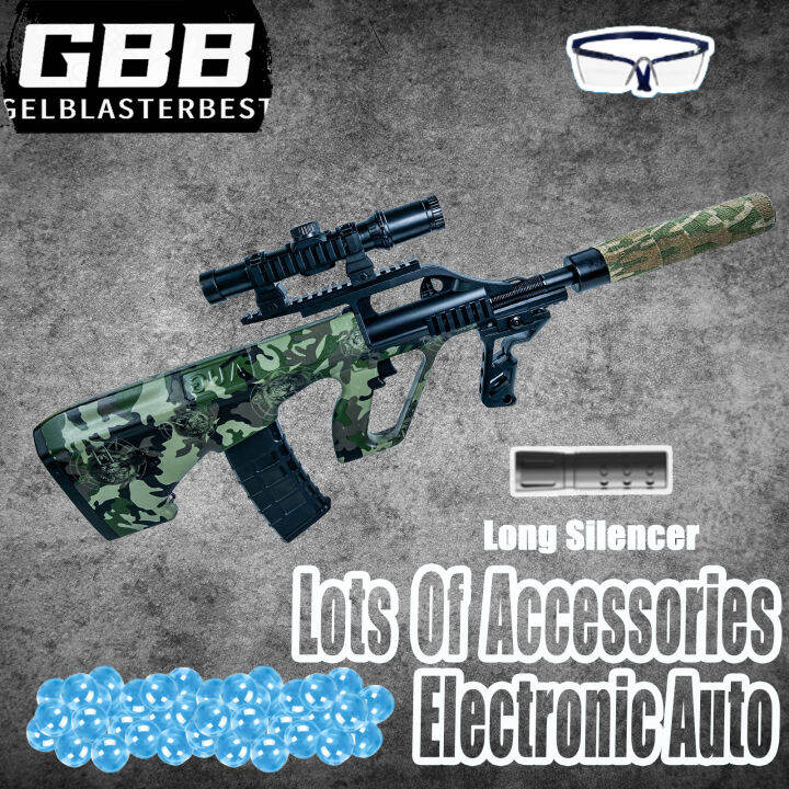 Steyr AUG Gel Ball Blaster Toy Gun 10k Gel Bullets two fire modes ...