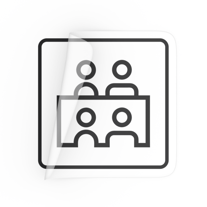 meeting room sticker sign - meeting room - stiker pintu ruang rapat ...