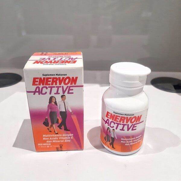 ENERVON ACTIVE MULTIVITAMIN DENGAN NON ACIDIC VITAMIN C DAN MINERAL ...