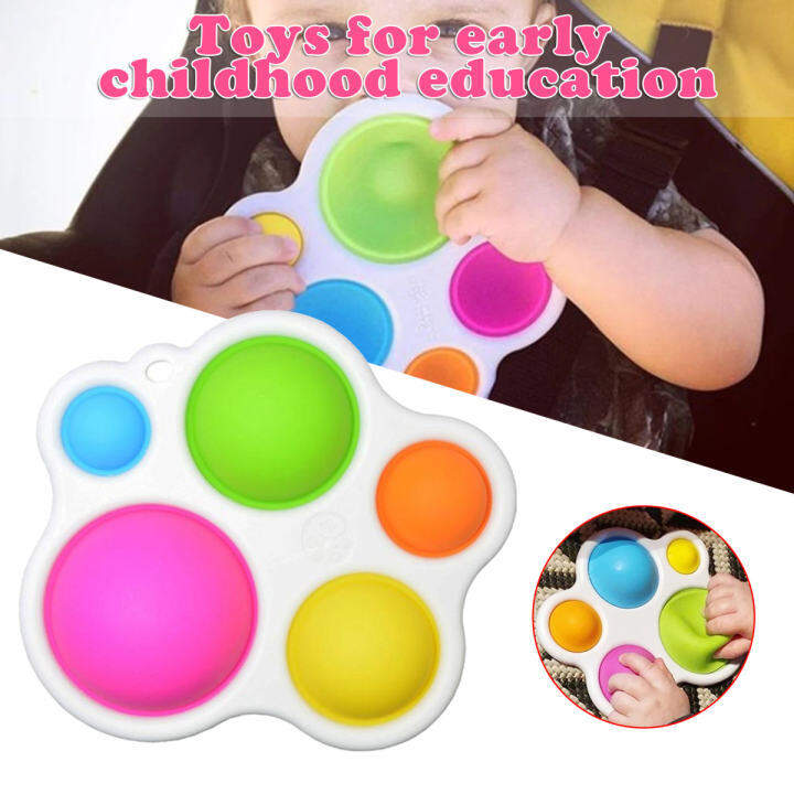 Baby simple dimple toy Board Fidget Toy Bubble up to Relieve Stress ...