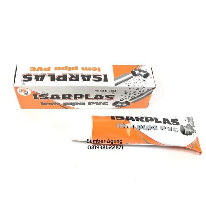 Isarplas Lem Pipa PVC Tube 45G Berkulitas Kuat Tambal Pipa | Lazada Indonesia