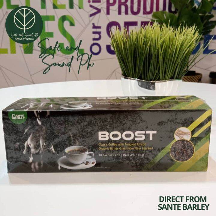 Sante Barley Boost Coffee (10 Sachet) | Lazada PH