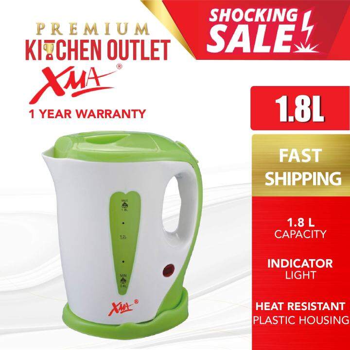 Xma 1.8L Electric Jug Kettle | XMA-18JK | Sharp 1.7L Jug Electric ...