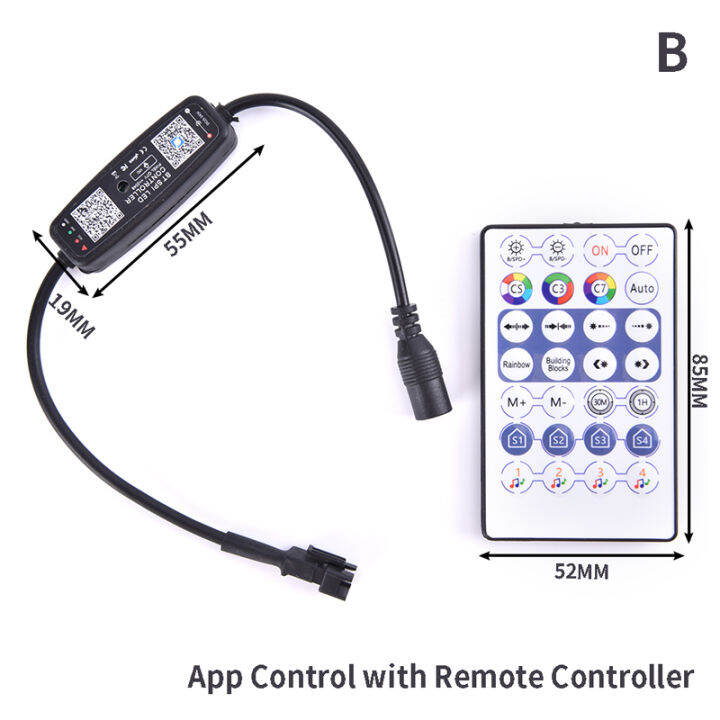 [Wisdom-offere] WS2812B Controller Bluetooth Music for LED Strip Light USB APP Remote Controller ...