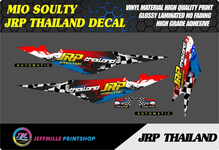 Mio Soulty Jrp Thailand Sticker Decals | Lazada PH