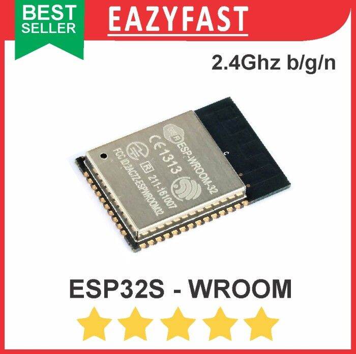 ESP32S ESP32 ESP 32 S 32S Wroom Wifi Wireless Internet Arduino IoT C | Lazada Indonesia