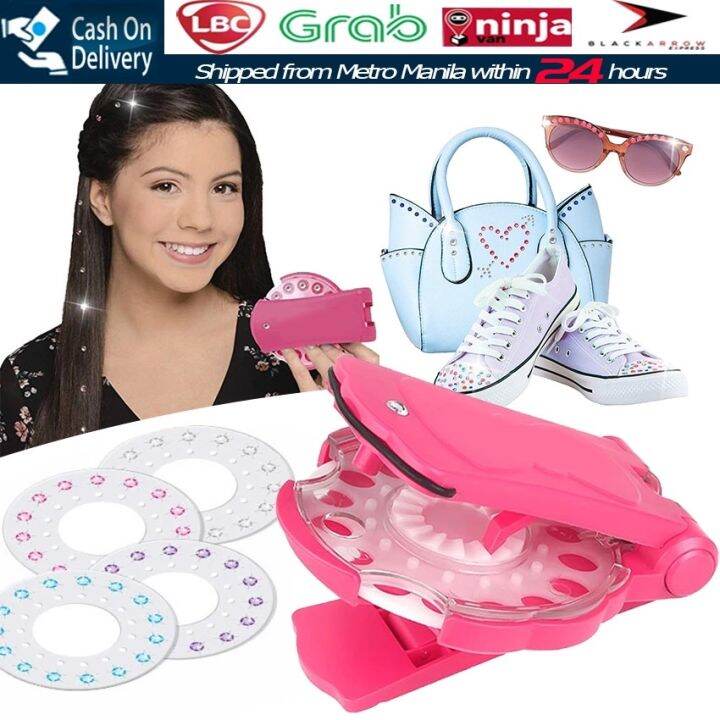 New Original Hair Stamp Clip Machine with Gems for Decoration Jewel ...