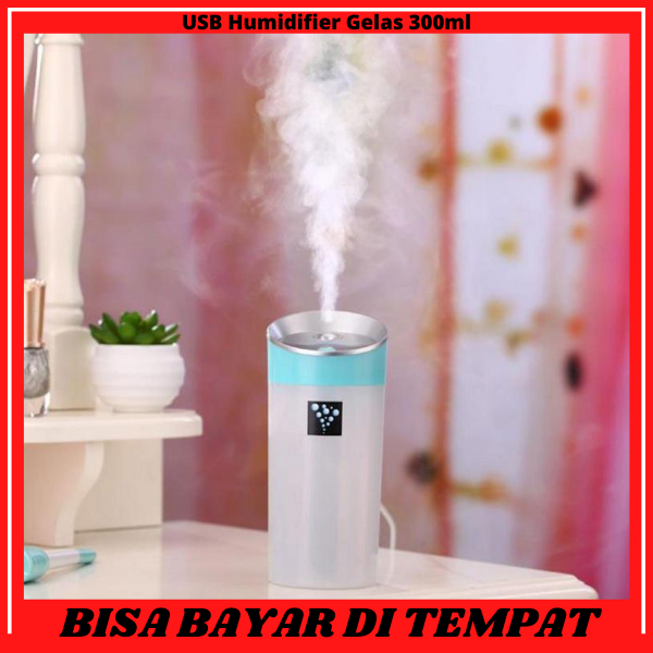 Taffware USB Humidifier Gelas 300ml - HUMI Small O H207 / Penjernih ...