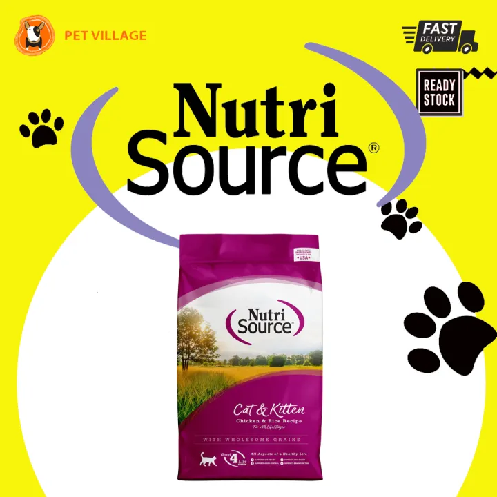 PROMO NUTRI SOURCE Cat & Kitten-Chicken & Rice Recipe Cat Food 3kg | Lazada