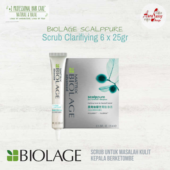 MATRIX Biolage || Scrub Anti Ketombe Clarifying Hair Scrub For ...