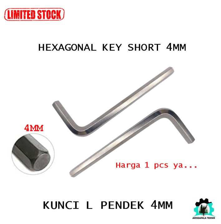 KUNCI L 4 MM HEXAGONAL WRENCH HEX KEY SCREW KUNCI BAUT JCBC SPEAKER L ...