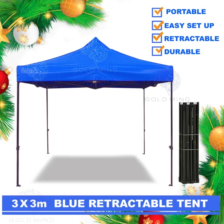 Tent HEAVY DUTY Tent 3x3 Meter Retractable Tent LOWEST PRICE Adjustable ...