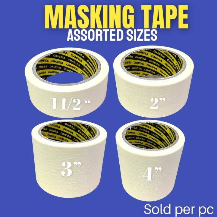 Masking Tape Omega Brand (Assorted Sizes)(High Quality) | Lazada PH