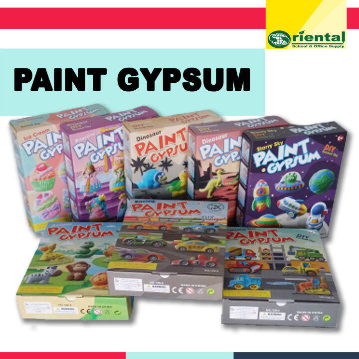 DIY Paint Gypsum Creativity Scrawl Set Painting Crafts for Kids | Lazada PH