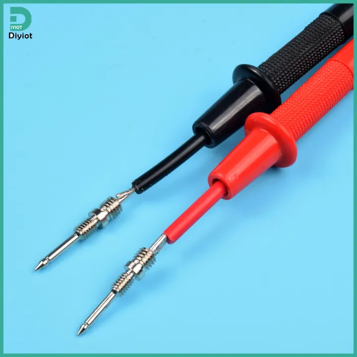New 1 Pair 70cm Probe Multimeter Test Lead 1000v 10A Wire Pen Cable For ...